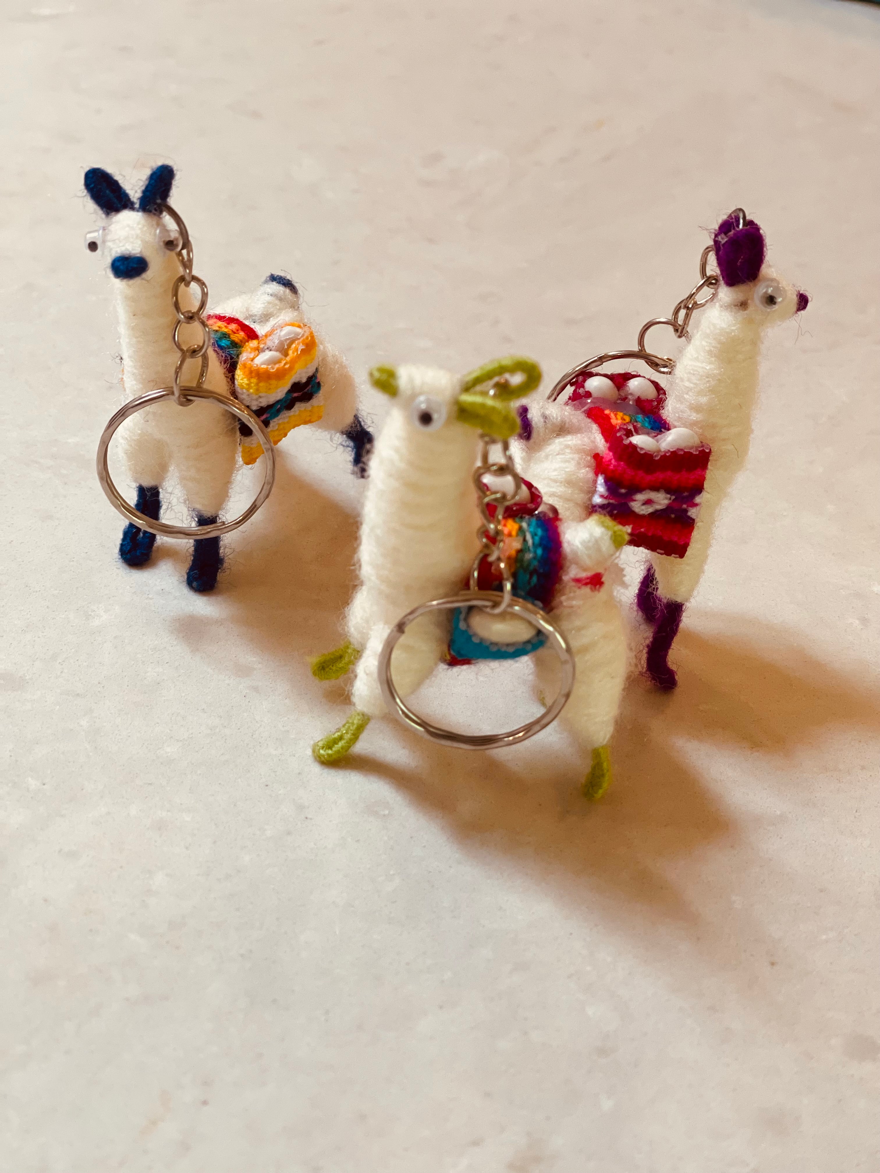 Llama Peruvian Keychain – FortunatoNo4